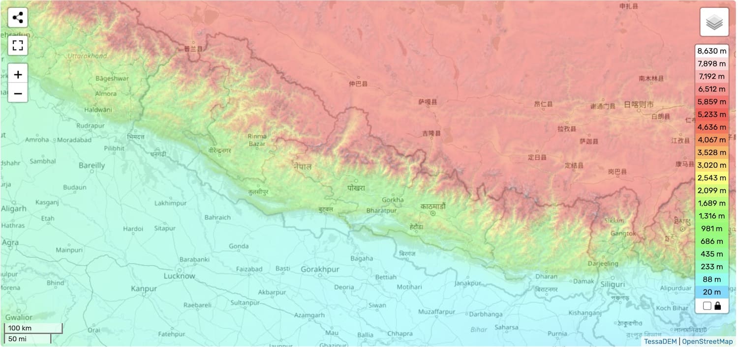 Elevation of Nepal: What is the Altitude of Kathmandu?