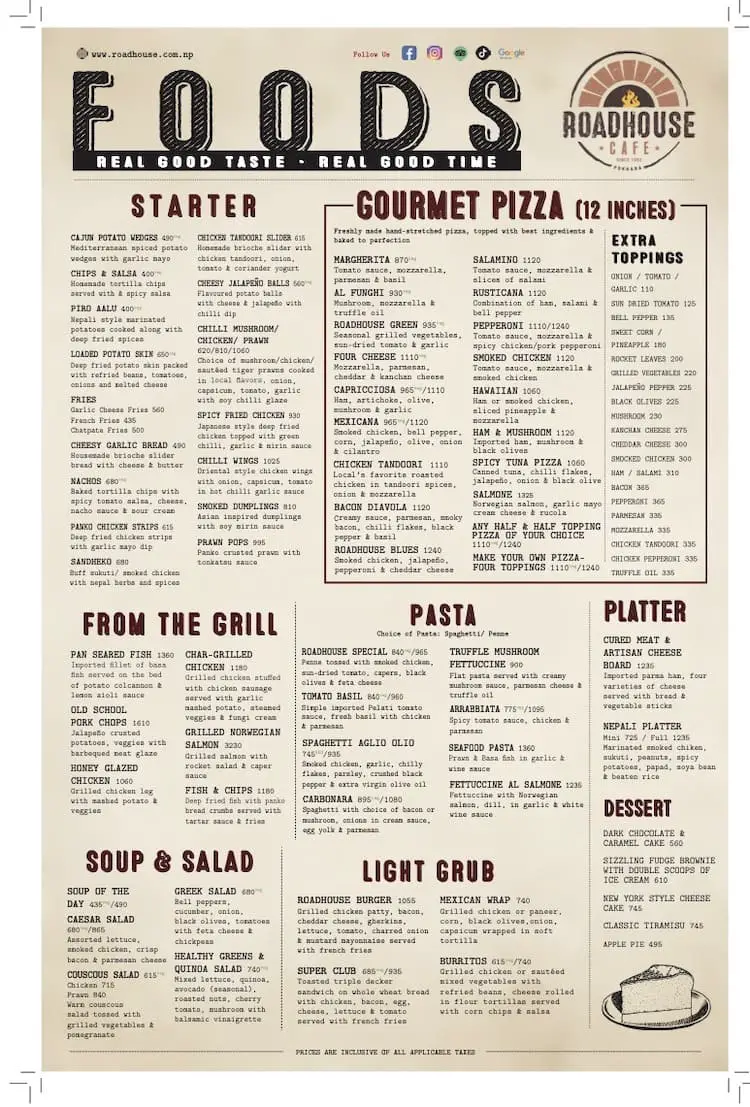 Roadhouse in Pokhara: Your Favorite Pizza Spot at Lakeside!