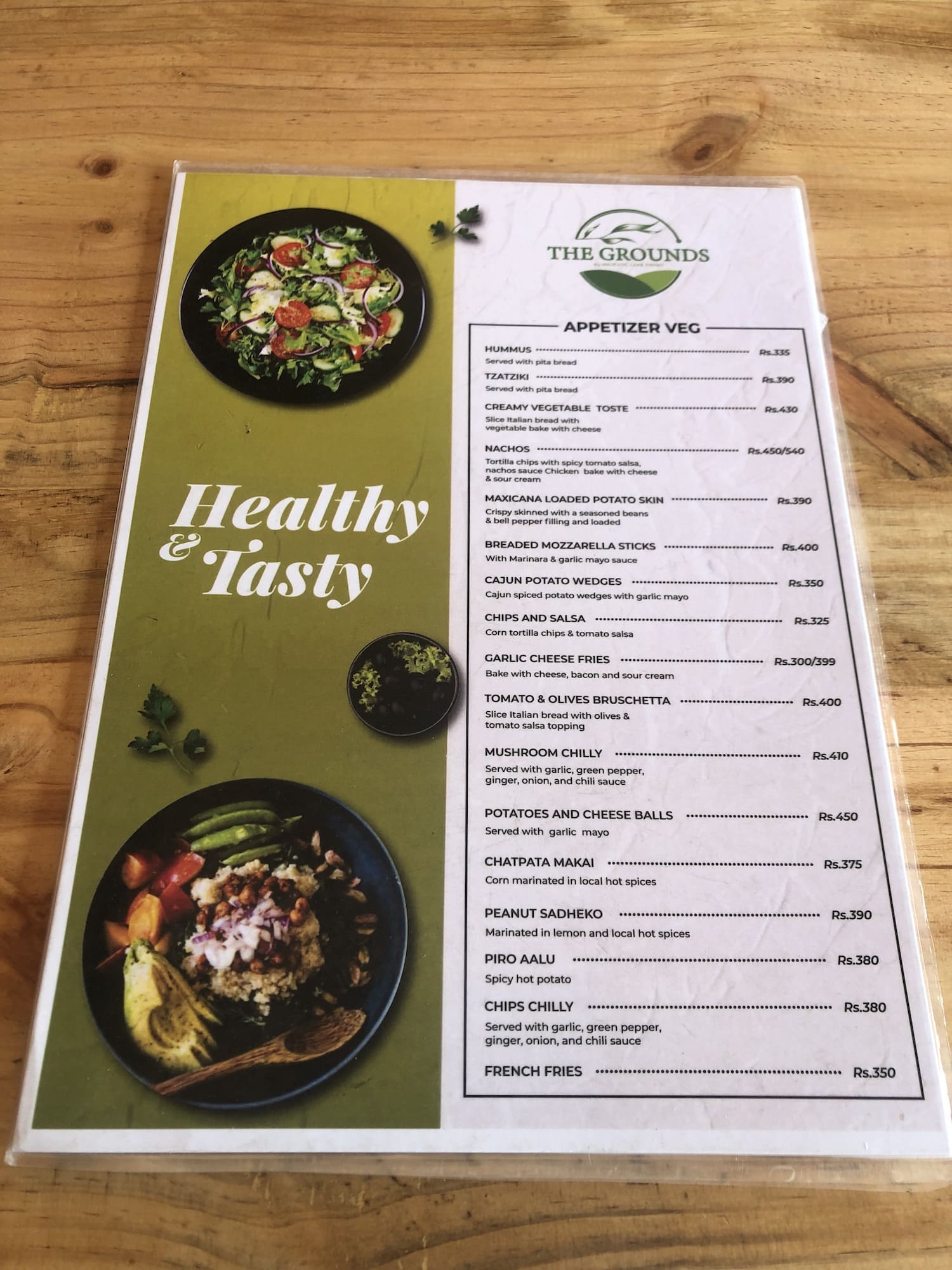 The Grounds Restaurant in Pokhara, Lakeside